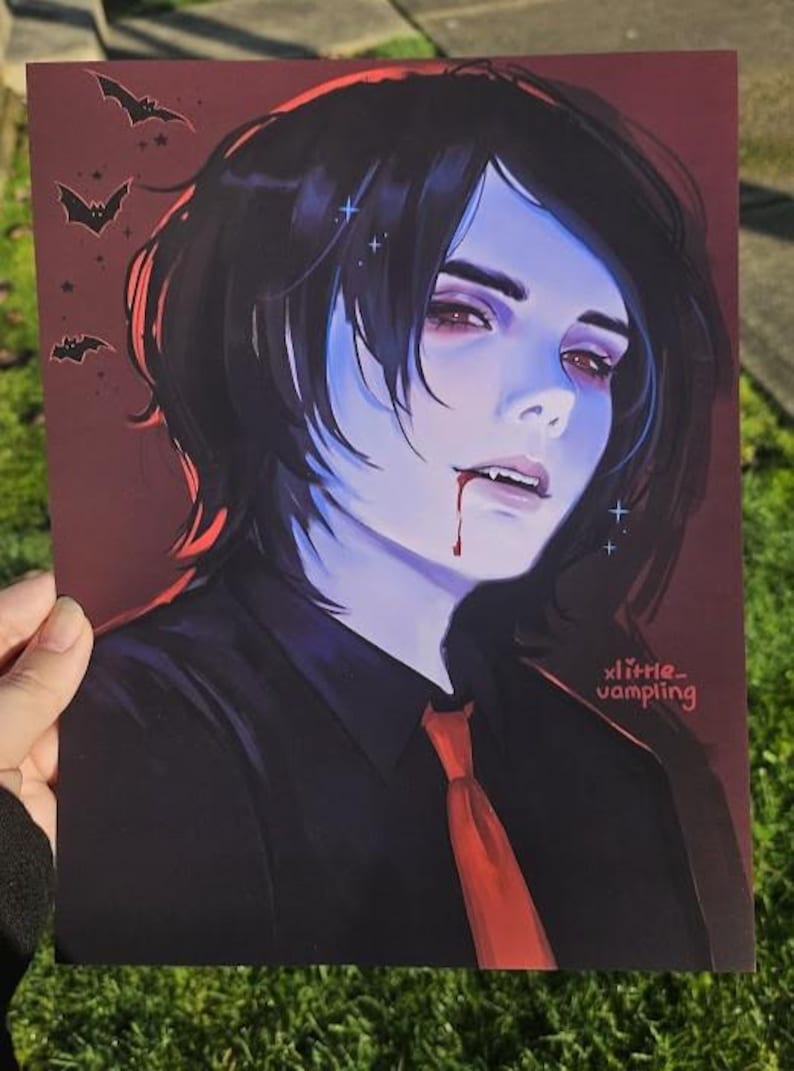 Gerard Way Vampire My Chemical Romance Art Print - Etsy