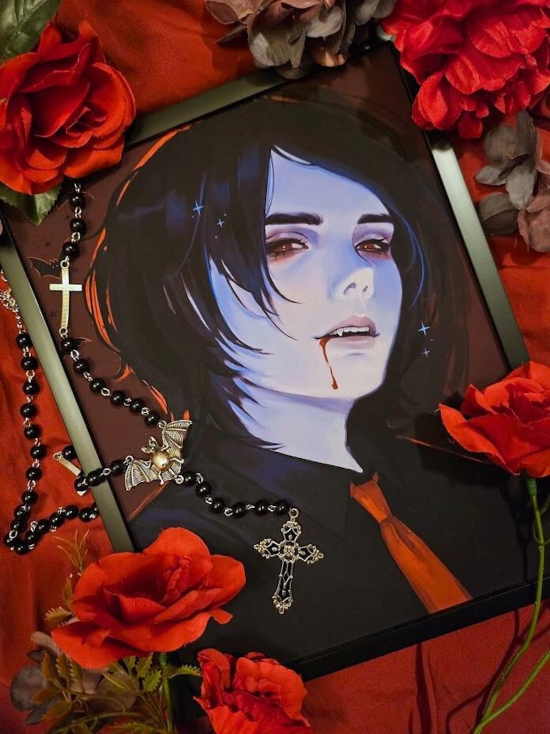 Gerard Way Vampire My Chemical Romance Art Print - Etsy