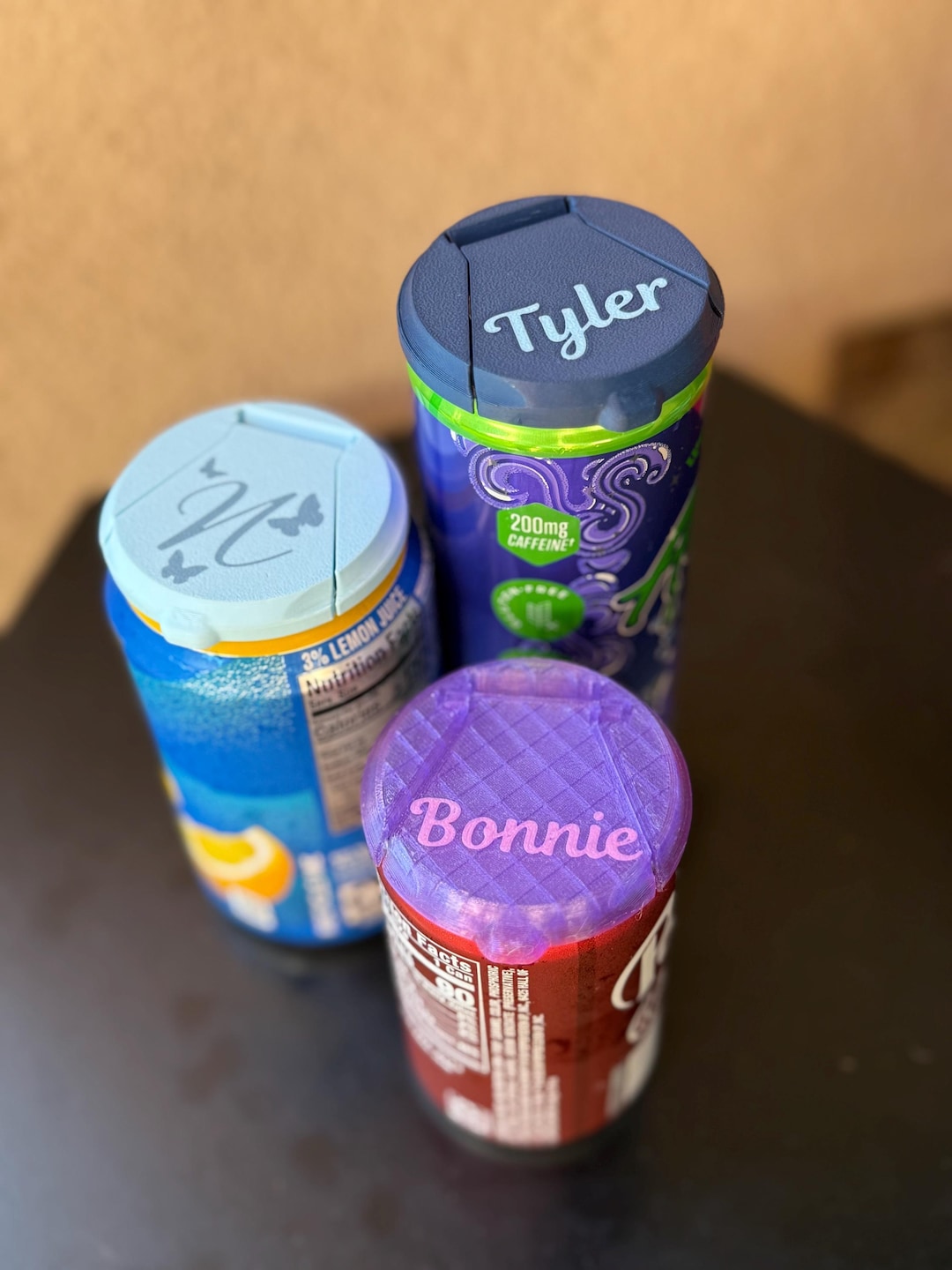 Reusable Soda/beer Can Lid – Drink Cover, Custom Colors and Fonts ...