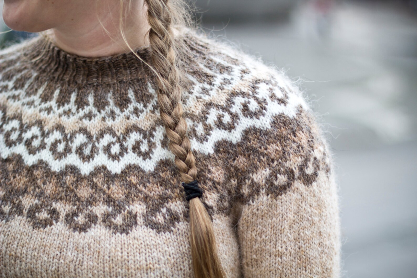 Thingvellir - Pattern for Knitted Sweater | Wool Lopapeysa Icelandic ...