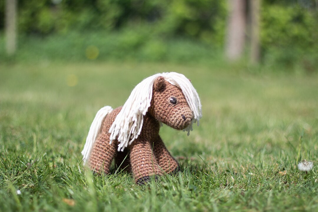 Sally the Amigurumi Pony PATTERN / Crochet Horse Pony Stuffed Toy Plush ...