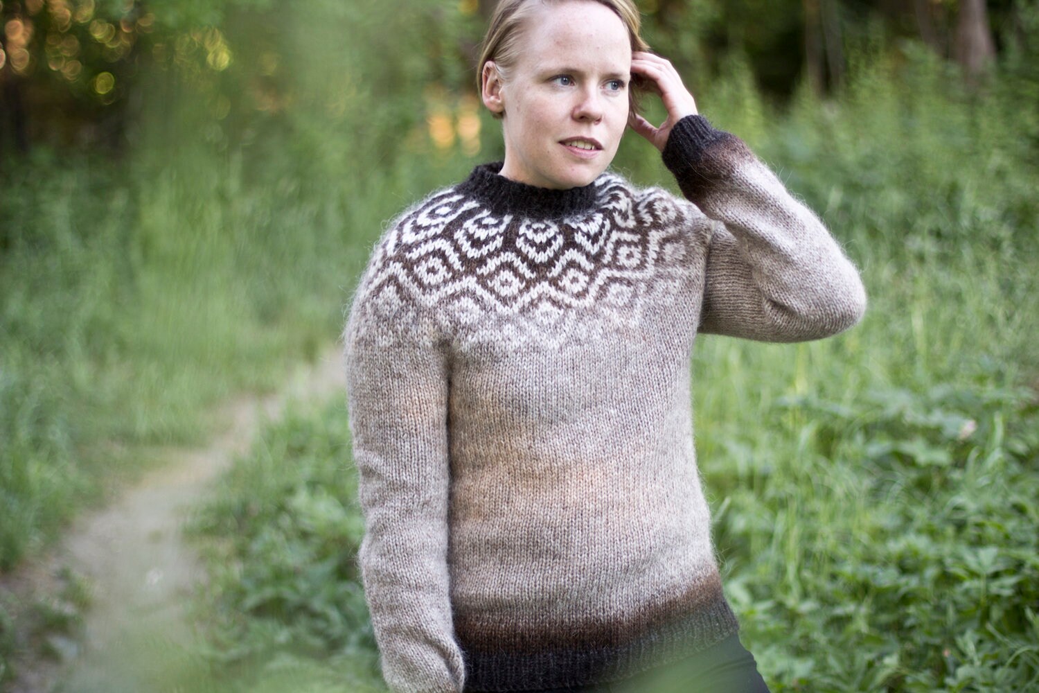 Subtlety Pattern for Icelandic Lopapeysa in Gradient Colours | Etsy