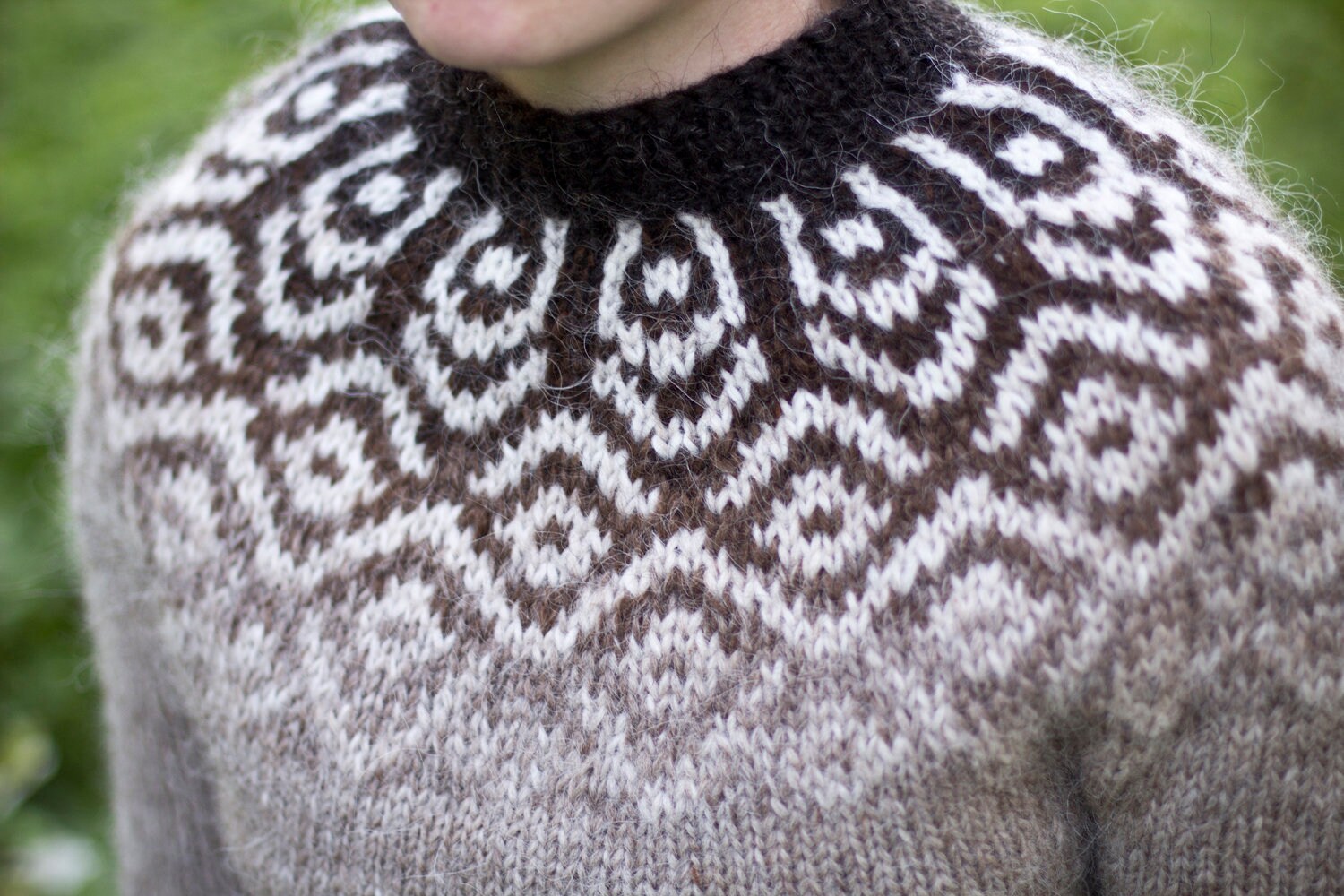 Subtlety Pattern for Icelandic Lopapeysa in Gradient Colours | Etsy