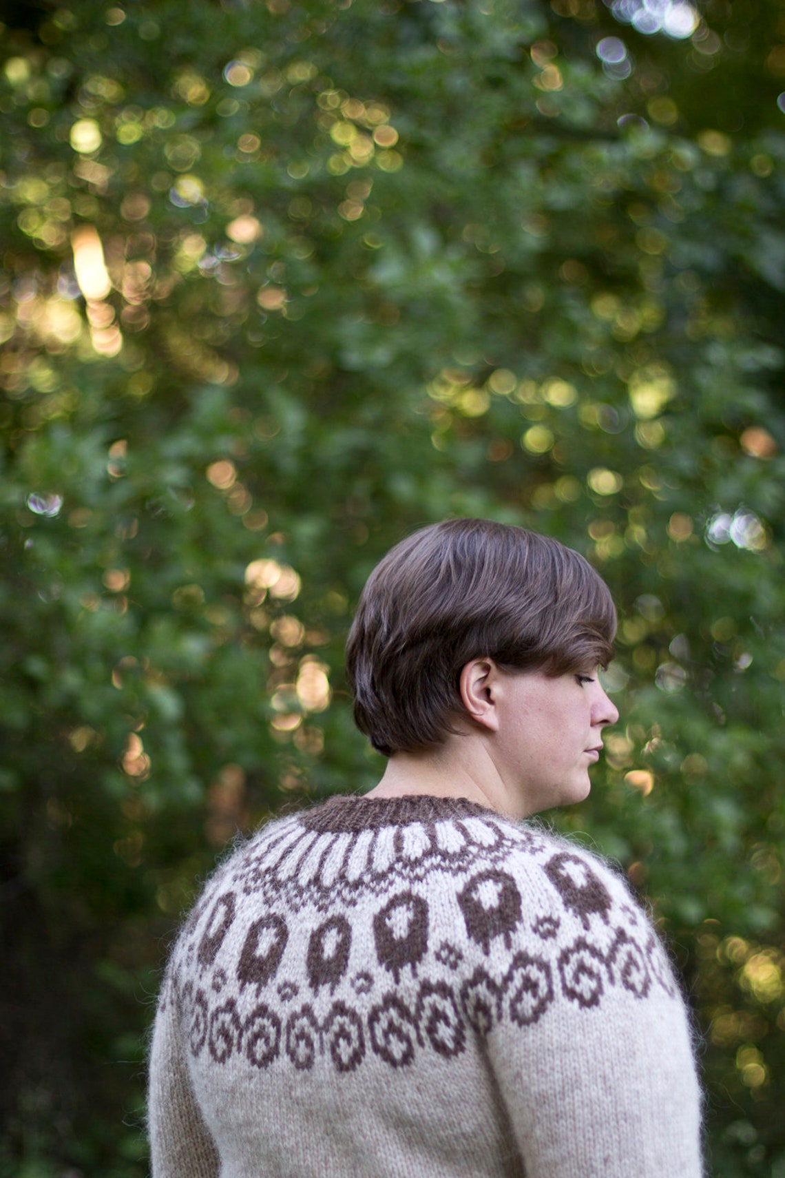 Bagge - Pattern for Icelandic Lopapeysa With Sheep and Sheep Horns ...