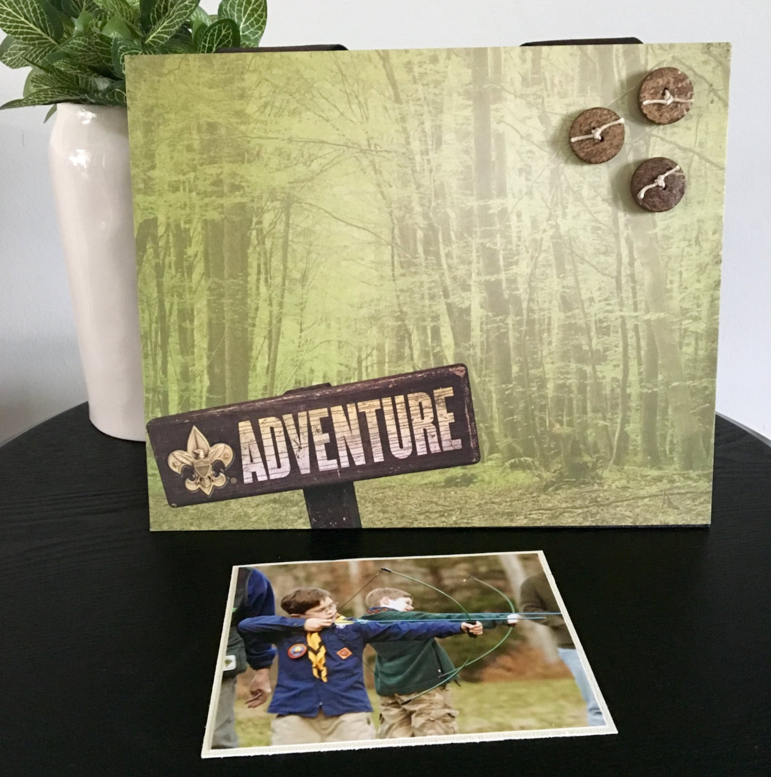 Boy Scout Picture Frame Magnetic Gift Home Decor Photo 5 X 7 9 - Etsy