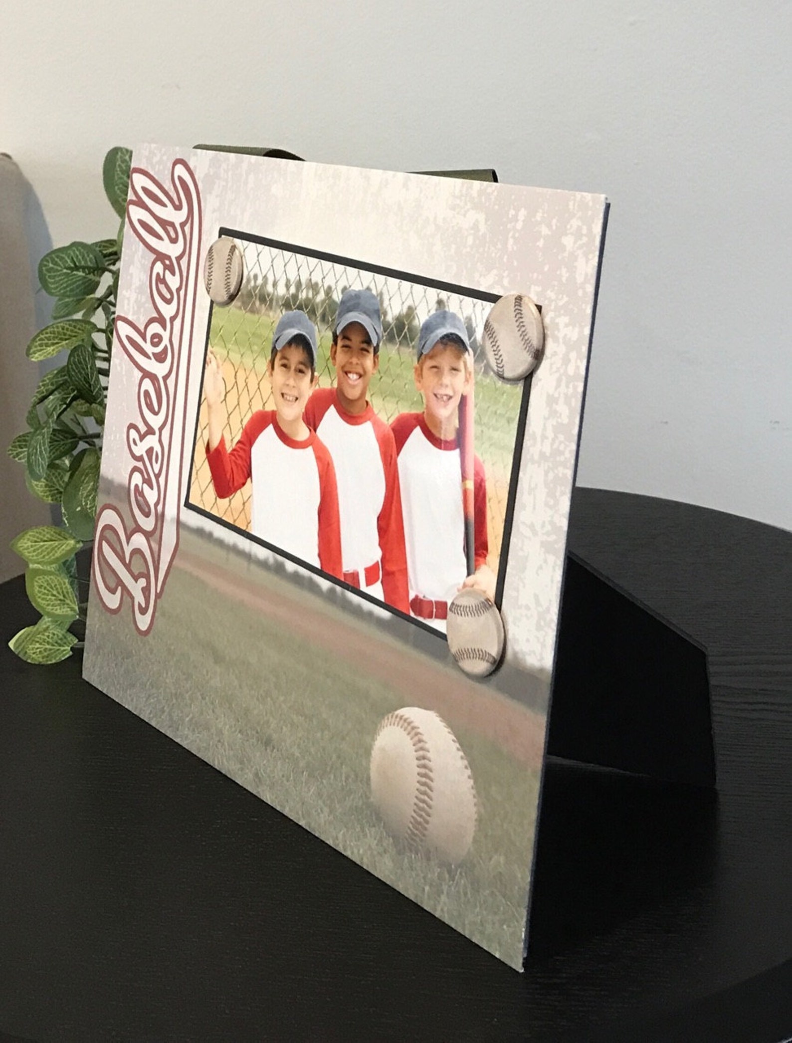Baseball Field Sports Magnetic Picture Frame Handmade Gift - Etsy
