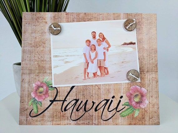 Hawaiian Hawaii Vacation Getaway Magnetic Picture Frame | Etsy