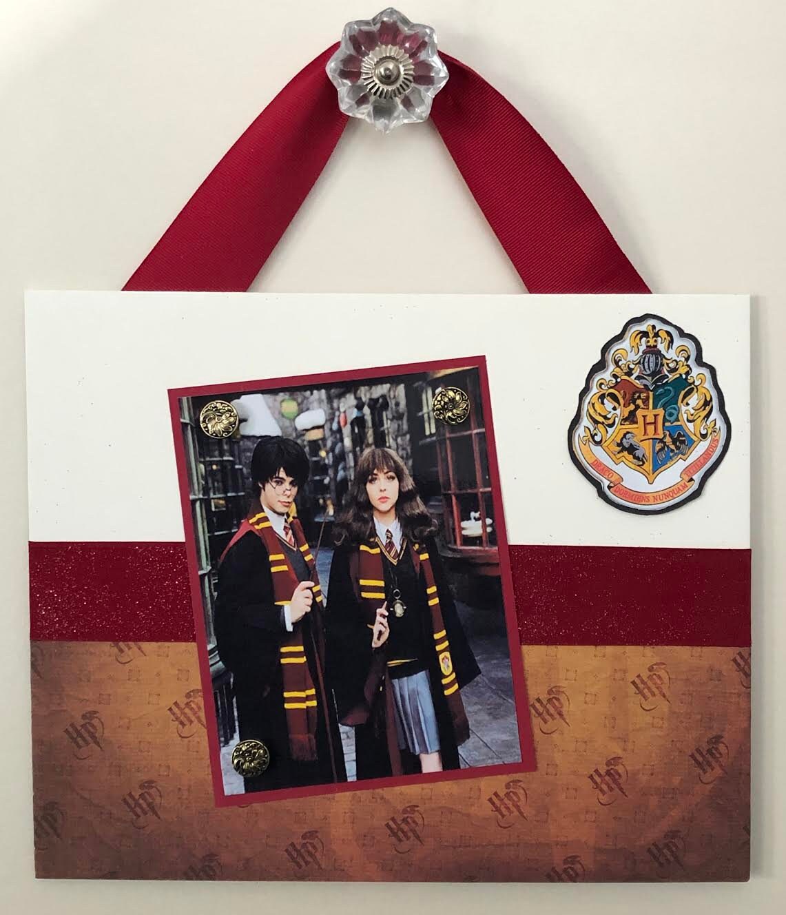 Magical Harry Potter Red and Gold Handmade Gift Home Decor Magnetic ...