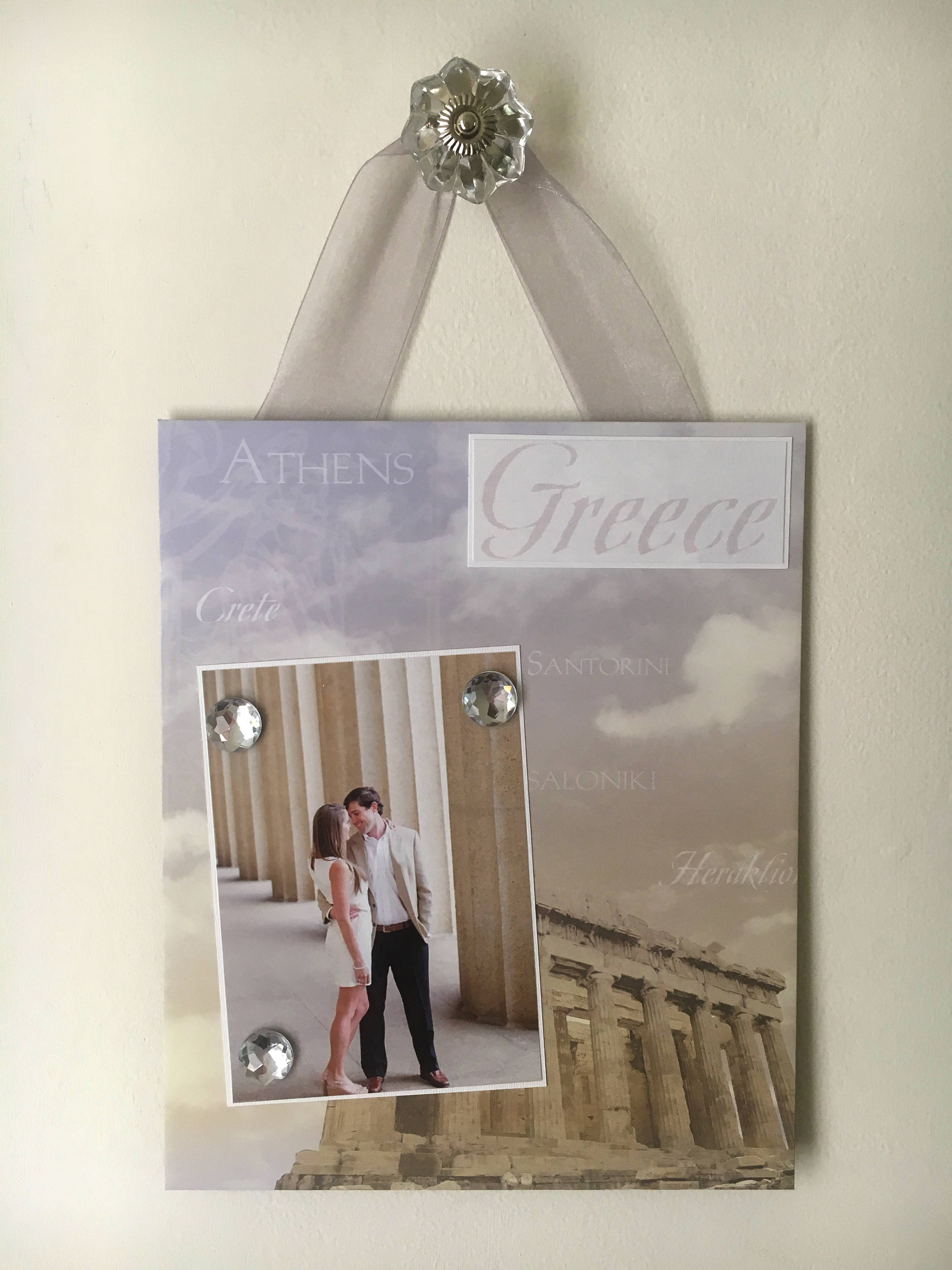 Greece Parthenon Magnetic Picture Frame Handmade Gift Present Home ...