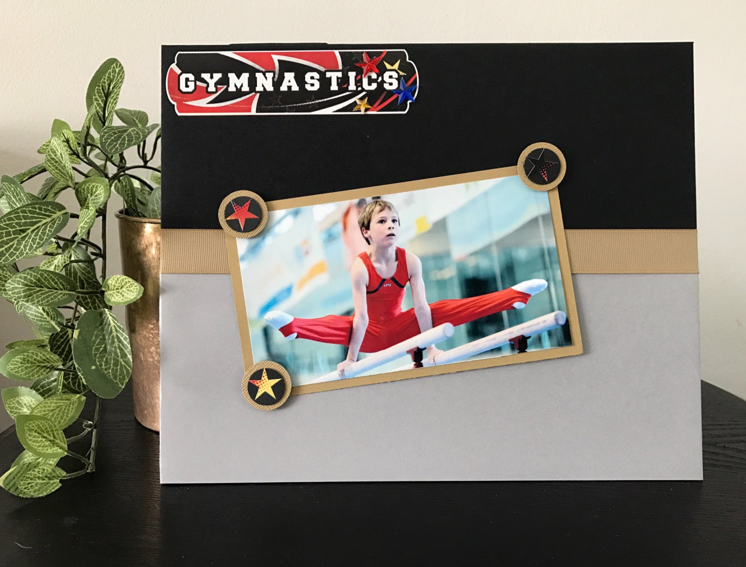 Gymnastics Boy Magnetic Picture Frame Handmade Gift Present - Etsy