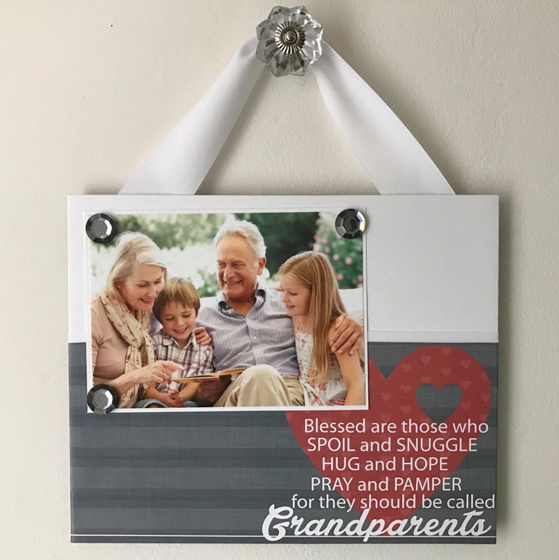 Grandparents Picture Frame Magnetic Gift Home Decor Photo 5 X - Etsy