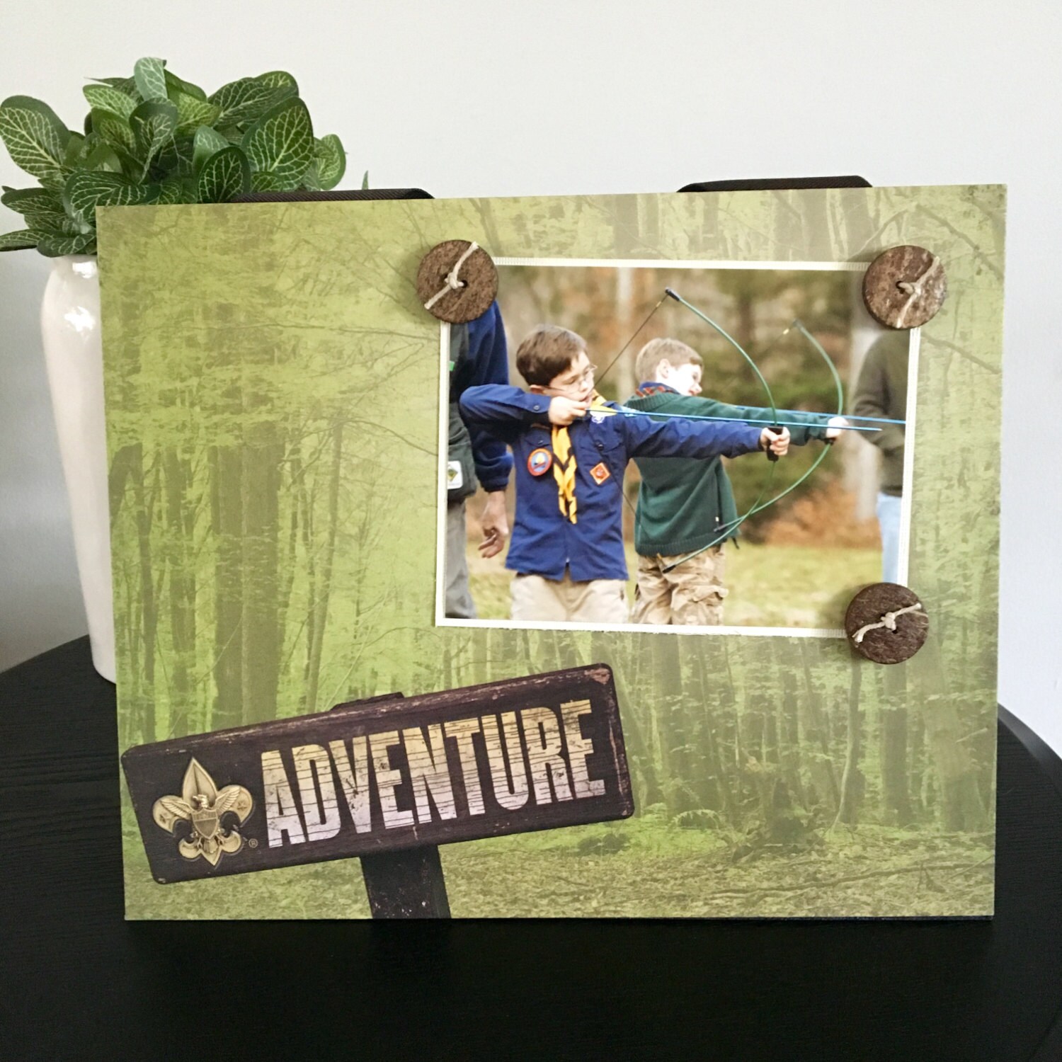 Boy Scout Picture Frame Magnetic Gift Home Decor Photo 5 X 7 9 - Etsy