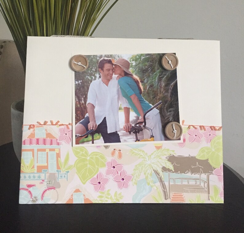 Key West Tropical Magnetic Picture Frame Handmade Gift Present Home ...