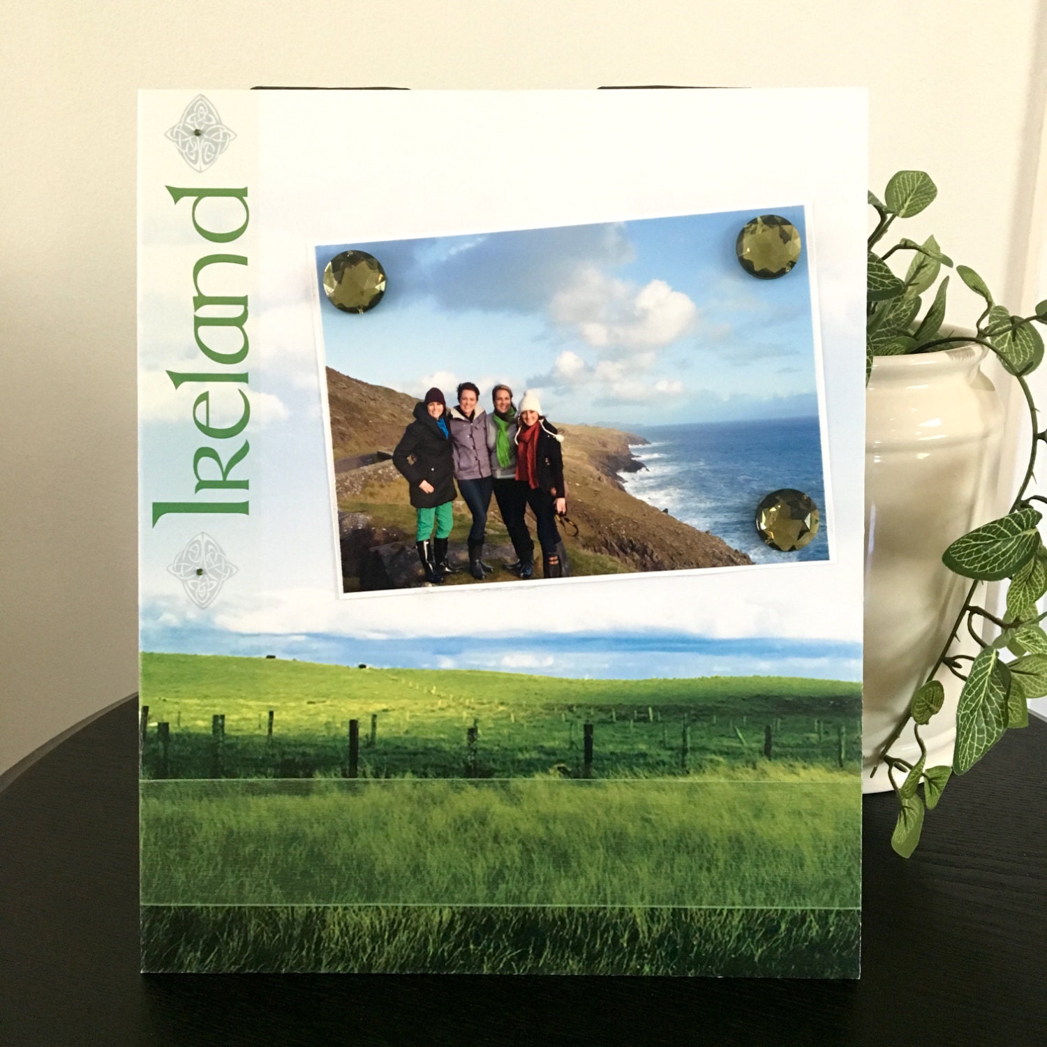 Emerald Isle Ireland - Magnetic Picture Frame Handmade Gift Present ...
