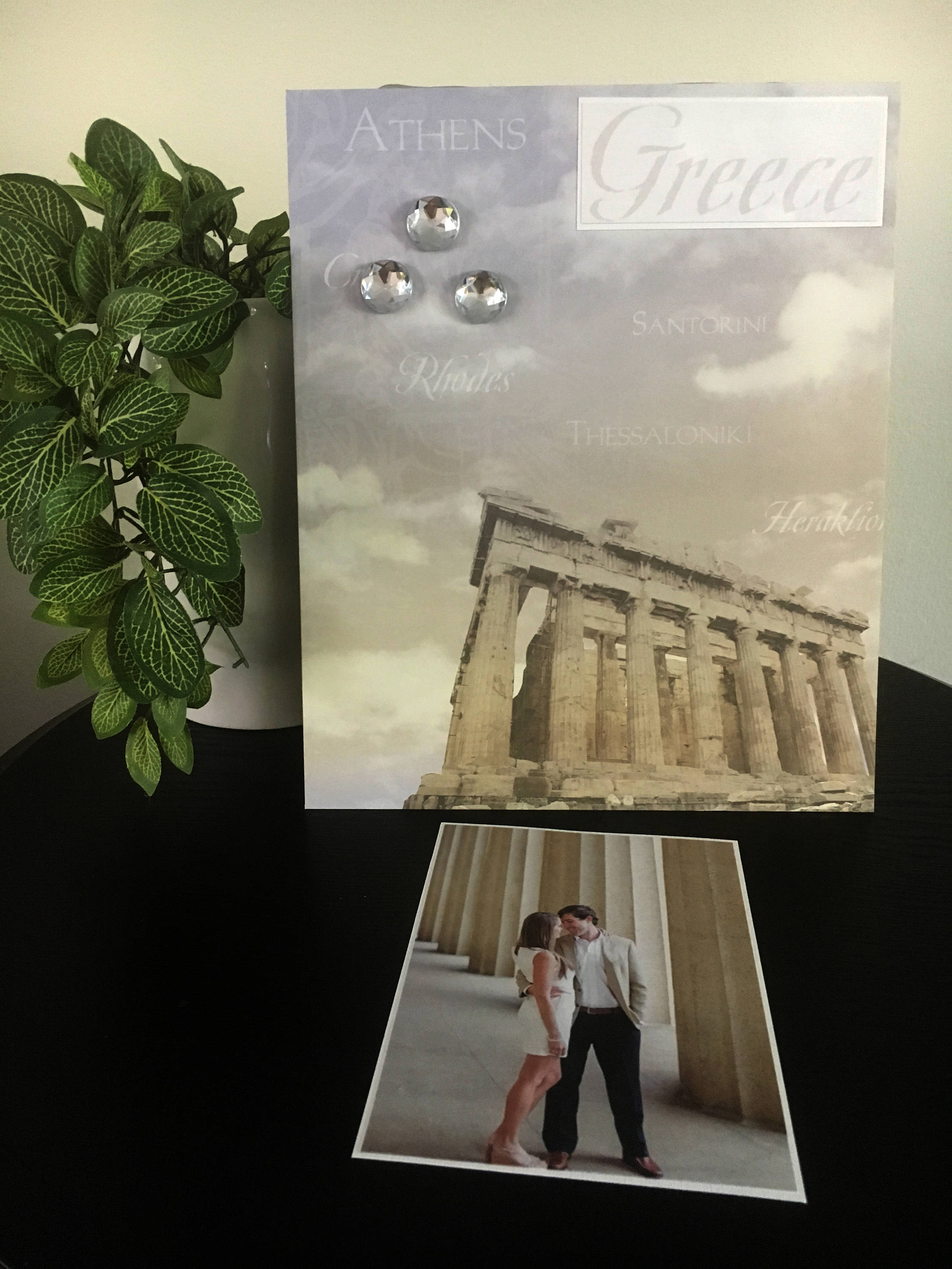 Greece Parthenon Magnetic Picture Frame Handmade Gift Present Home ...