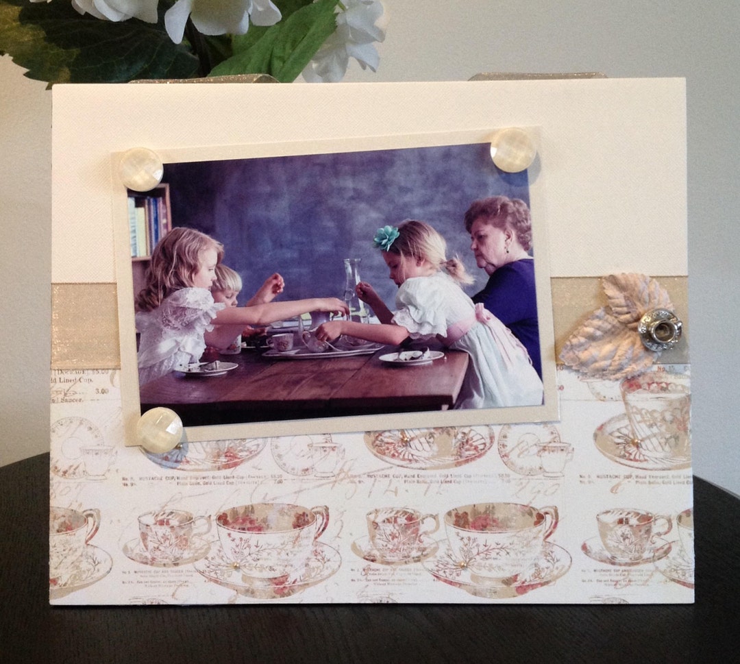 High Tea Party English Tea Gift Home Decor Handmade Magnetic Picture ...