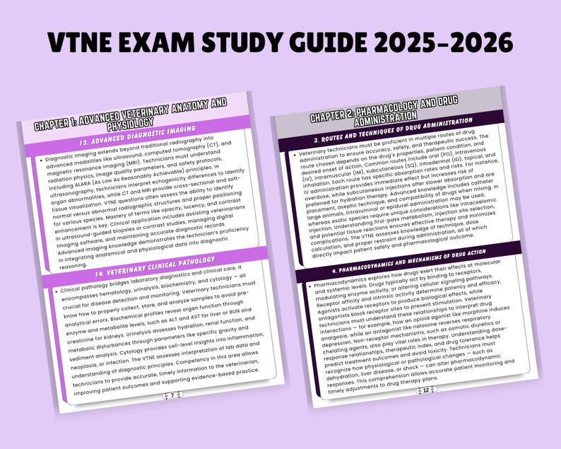 VTNE Exam Study Guide: 2025 2026 Practice Questions & Cheat Sheet PDF - Etsy
