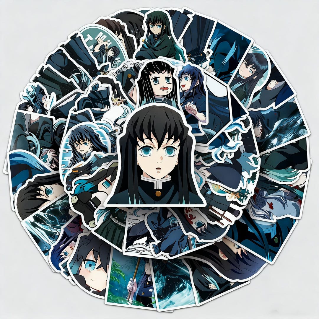 50pcs-muichiro Tokito Sticker | Demon Slayer Vinyl Decal | Mist Hashira ...