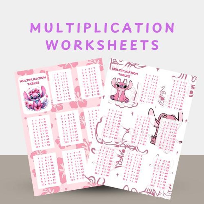 Hawaiian Alien Multiplication Chart Poster: Educational Times Table ...