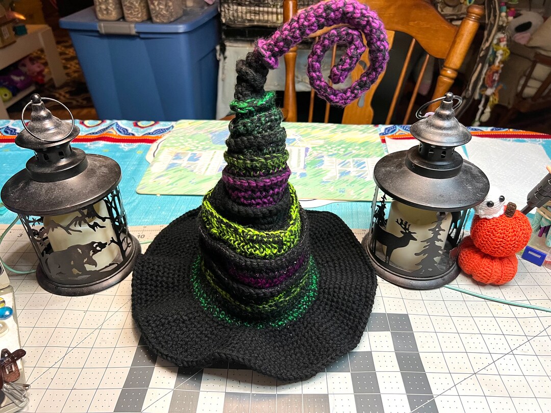Twisted Witch Hat - Etsy