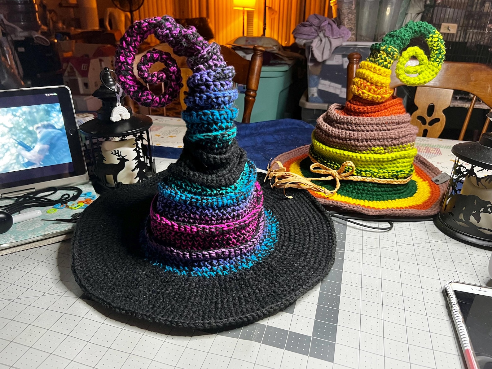 Twisted Witch Hat - Etsy