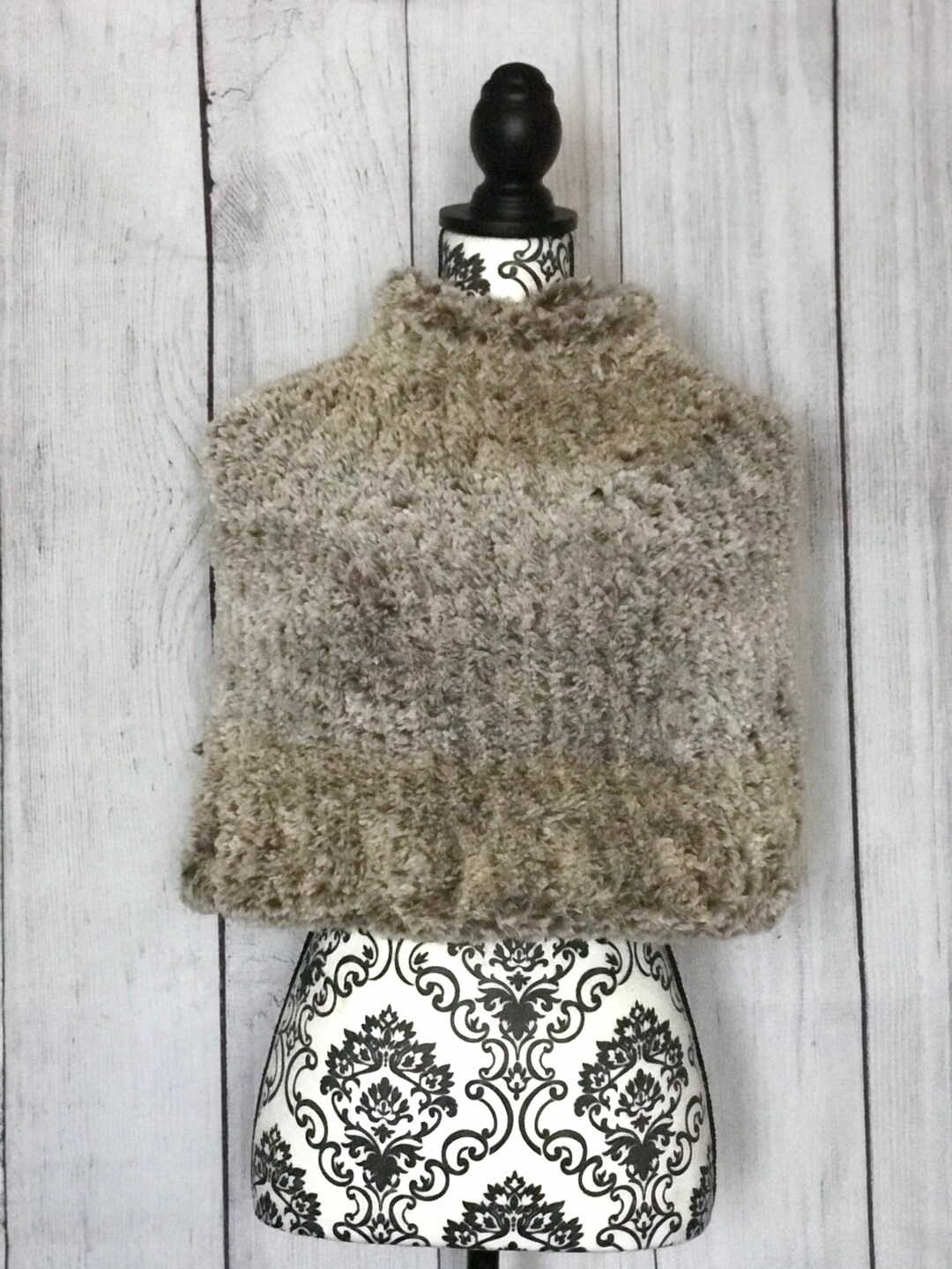 Faux Fur Caplet - Etsy