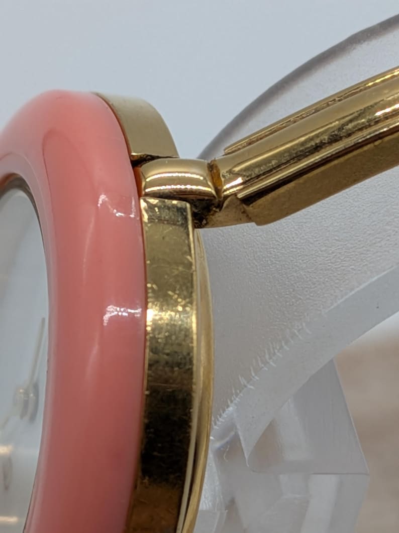 Near MINT] GUCCI Change Bezel 1100-L 26mm Qz Women's Gold Bangle Watch ...