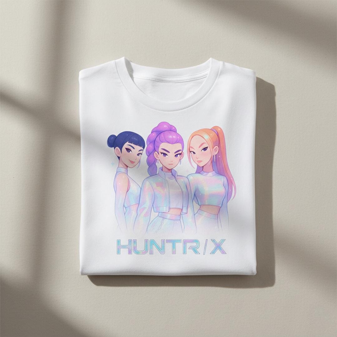 HUNTR/X Kpop Custom Anime Shirt, Japanese Demon Cosplay Gift, Huntrix ...