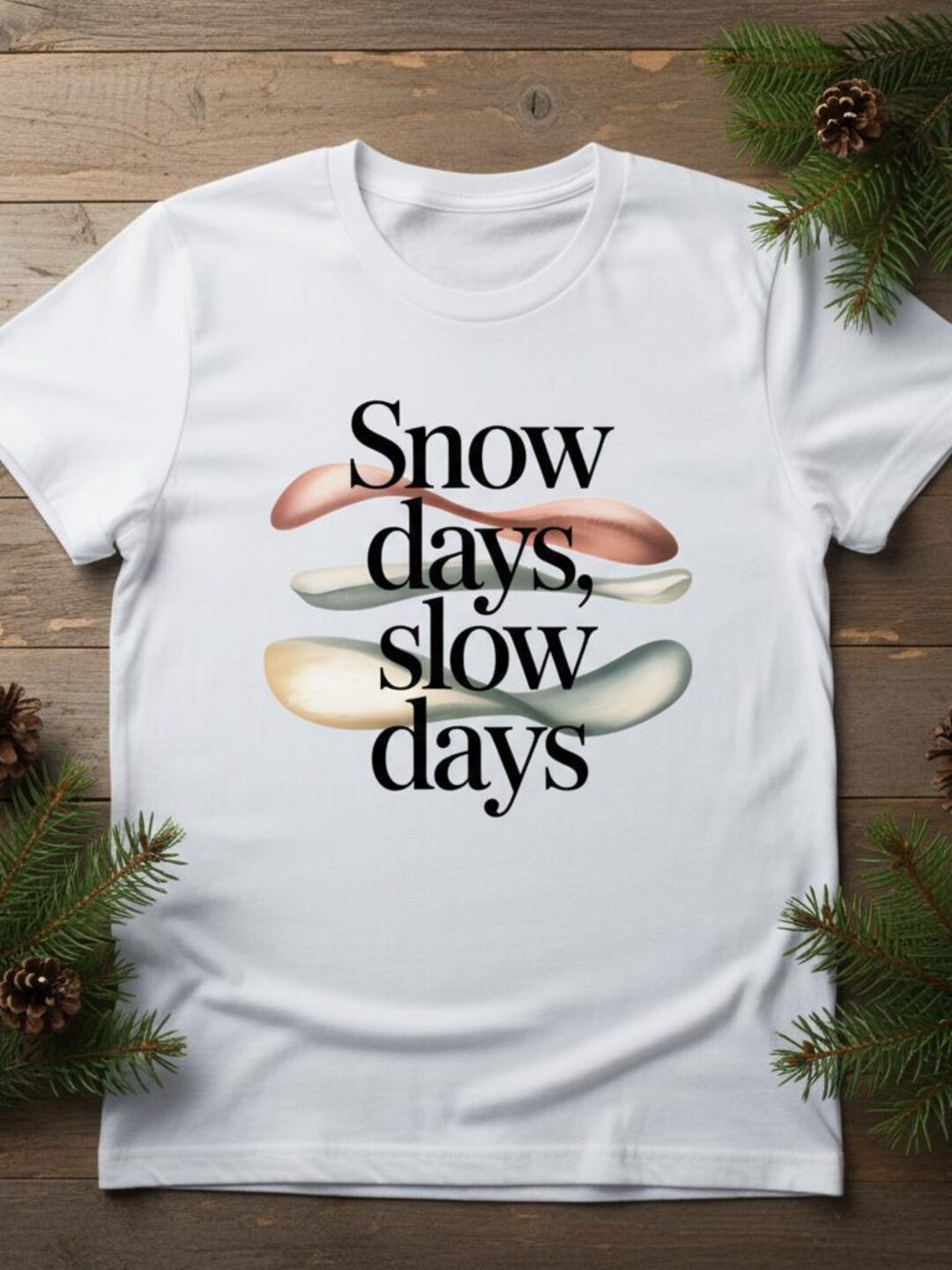 Snow Days Slow Days PNG | Cozy Winter Digital Download - Etsy