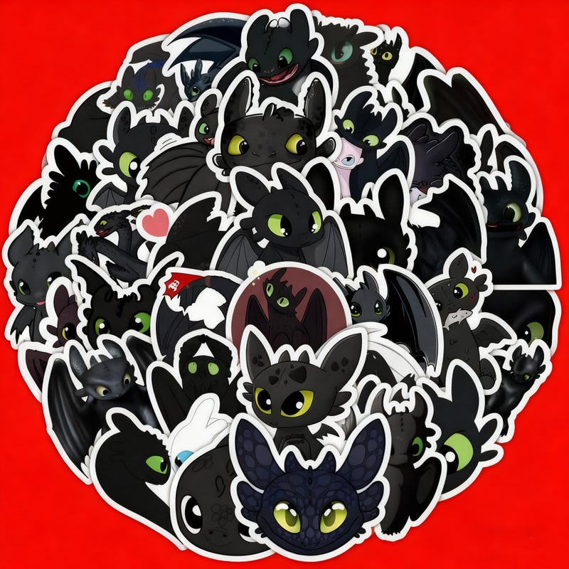 Toothless Bedroom Stickers - Etsy Canada