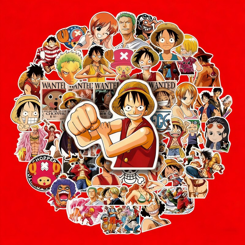 One Piece Vinyl Stickers - Etsy