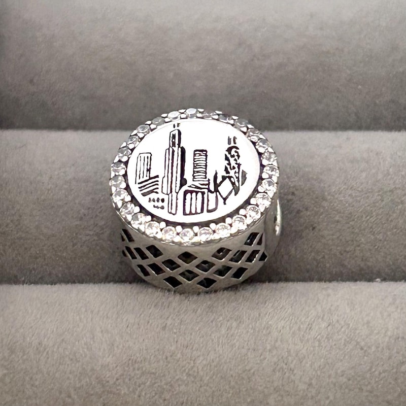 City of Chicago Charm - Etsy