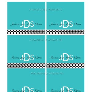 PRINTABLE CANDY BAG Labels Modern Design - Customize the Colors ...