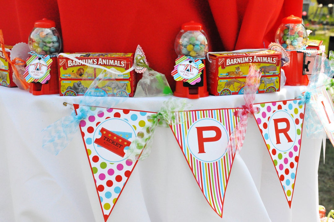 INSTANT DOWNLOAD Printable PRIZES Banner for Carnival or Circus Party ...