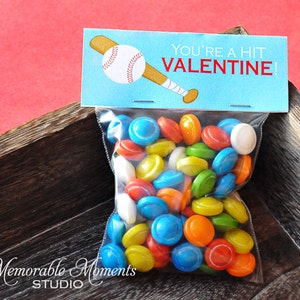 INSTANT DOWNLOAD - Printable Candy Bag Labels - Happy Valentine's Day ...