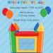PRINTABLE INVITATION Inflatable Birthday Party Collection Bright Colors ...