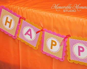 Chevron Birthday - Etsy