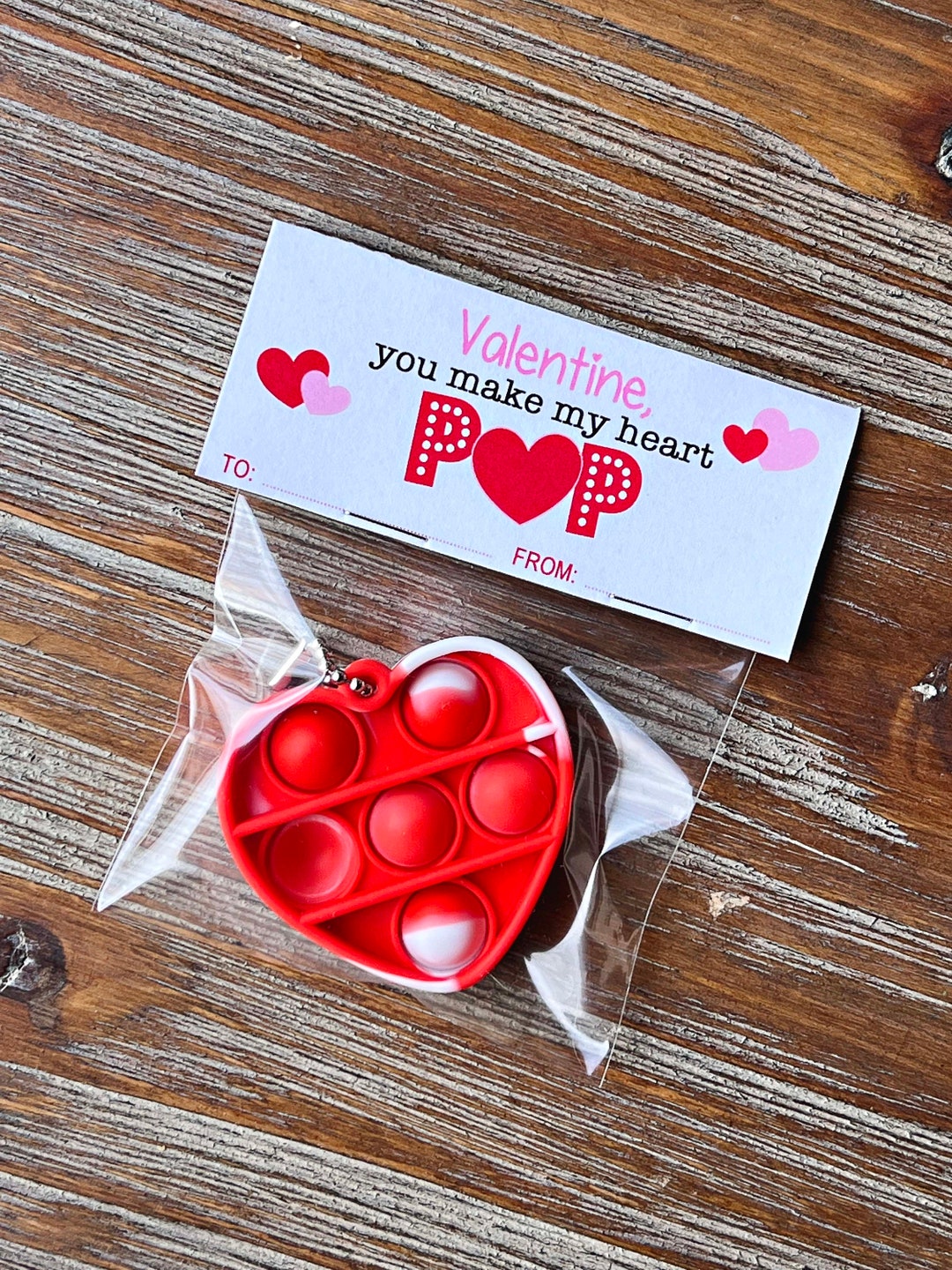 INSTANT DOWNLOAD Printable You Make My Heart POP Bag Toppers - Happy ...