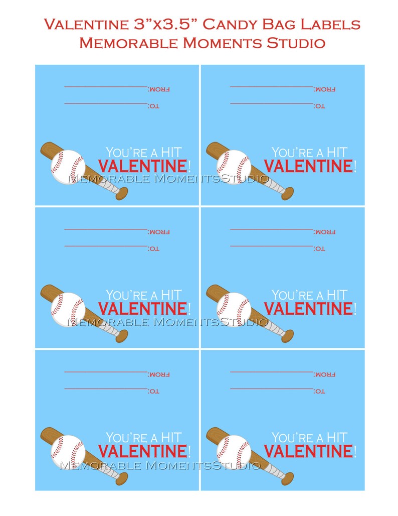 INSTANT DOWNLOAD Printable Candy Bag Labels Happy | Etsy