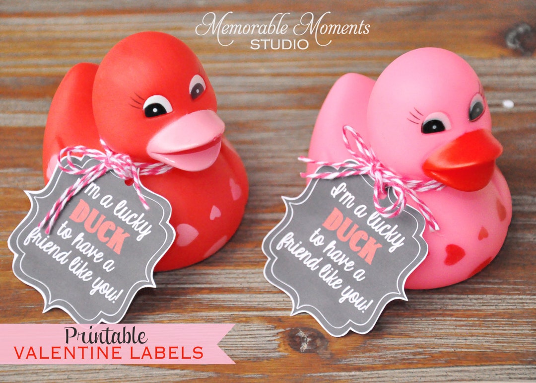 INSTANT DOWNLOAD Printable Chalkboard I'm A Lucky Duck to Have You as a ...