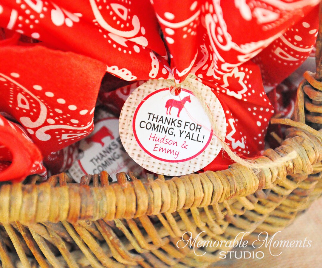 PRINTABLE FAVOR TAGS Vintage Petting Zoo Party - Thanks for Coming Y ...