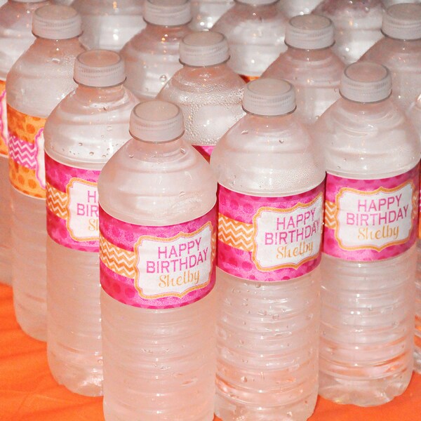 Chevron Labels - Etsy