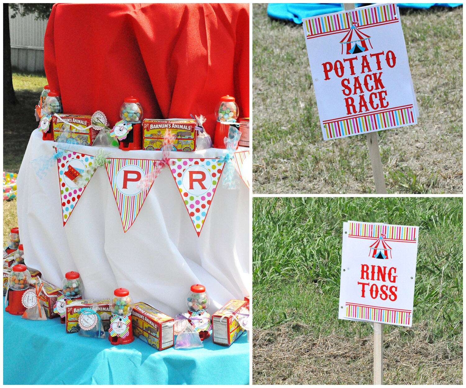 INSTANT DOWNLOAD Printable Game Signs and PRIZES Banner for - Etsy