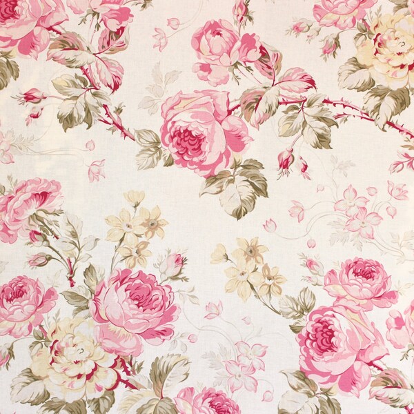 Cabbage Rose Pillow - Etsy