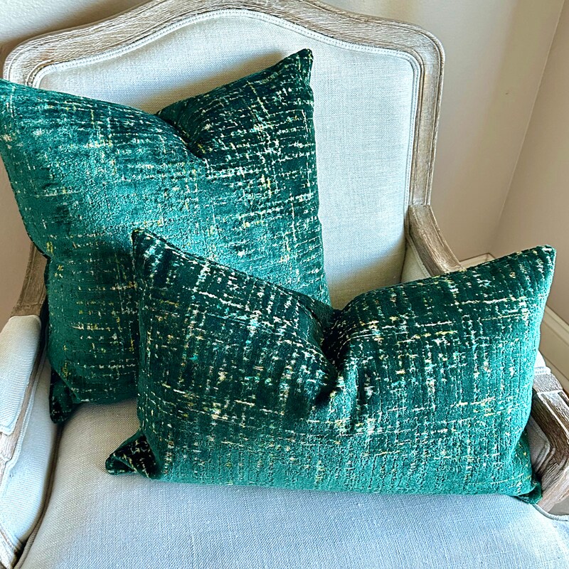 Emerald Throw Pillows - Etsy