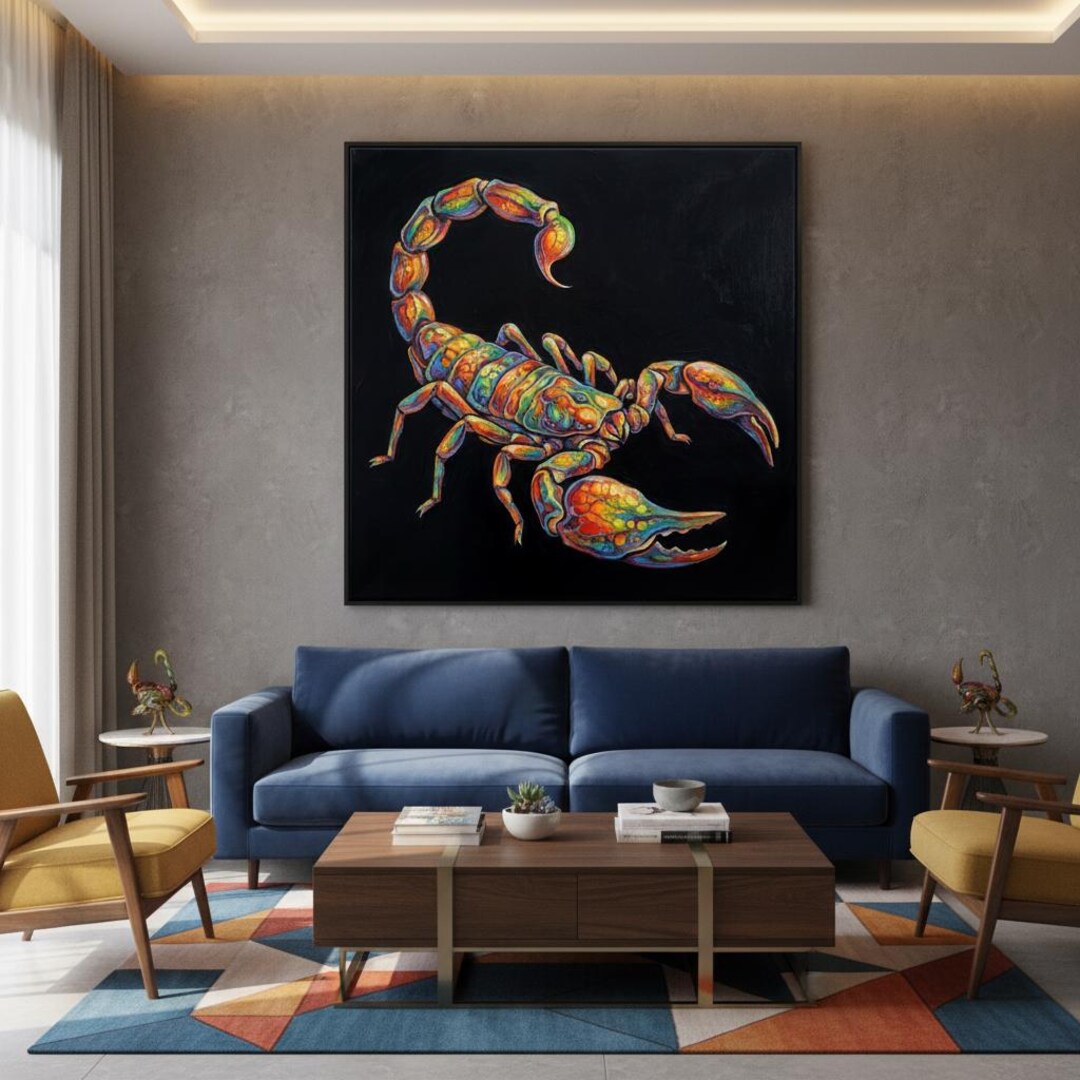Scorpio Wall Art Poster / Printable Astrology Art / Minimalist Zodiac ...
