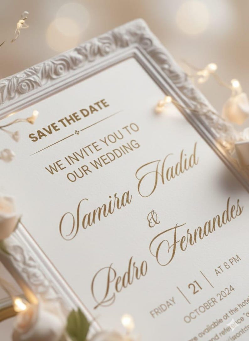 Digital Wedding Invitation Card | Printable Template |editable Wedding ...
