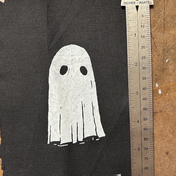 Embroidered Ghost Patches - Etsy