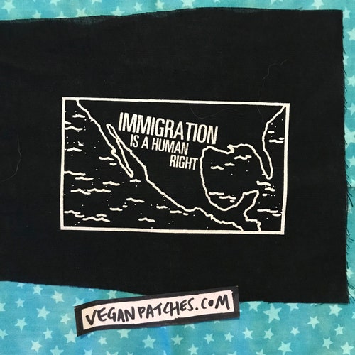 IMMIGRATION is a Human Right PATCH | Etsy