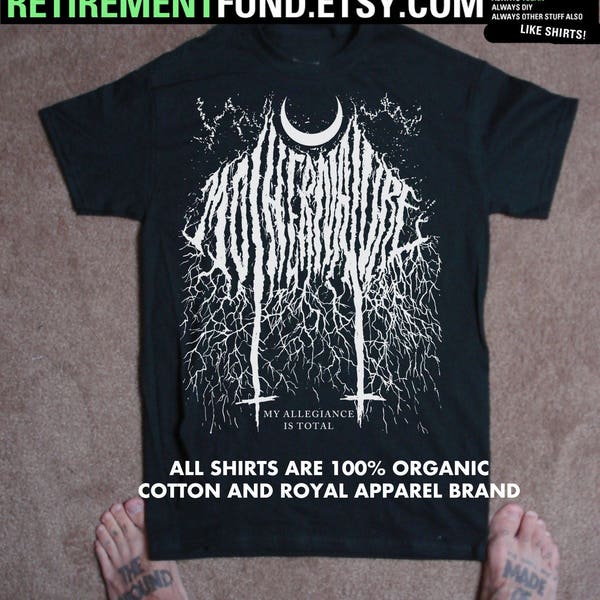 Black Metal Shirt - Etsy